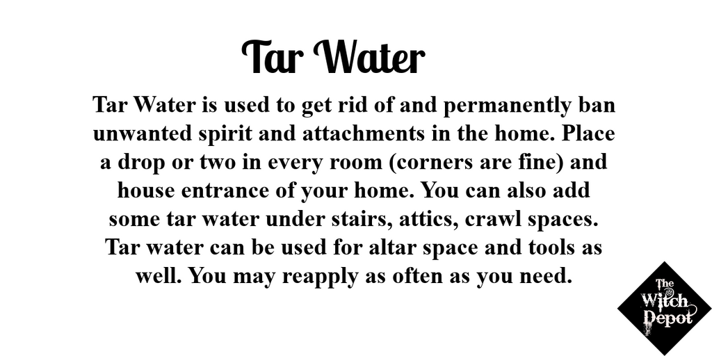 Tar Water – The Witch Depot